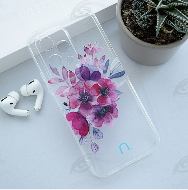 Honor 200 Lite silikonska maska Flowers (Print)