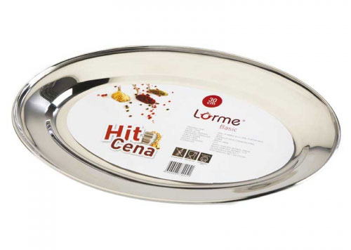 Lorme Basic oval za hranu inox 35cm