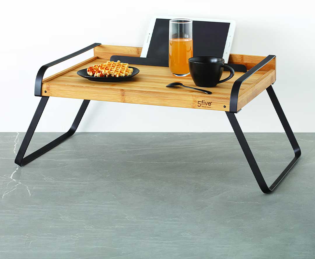 Stočić Za Krevet - Poslužavnik Sa Postoljem za Tablet - Telefon 5five Simply Smart