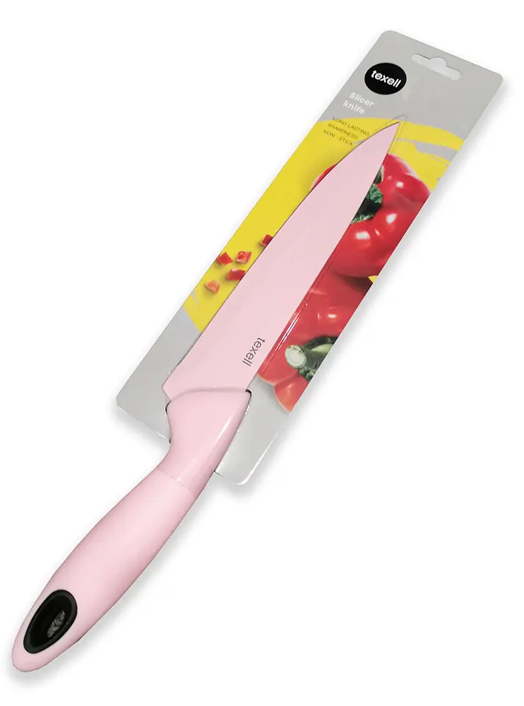 Nož slicer Spring Texell TNS-S335 roze