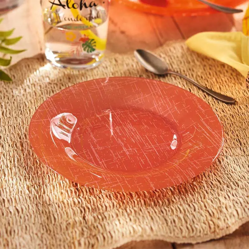 Luminarc Poppy Mandarine Plitki tanjir 19cm V0111