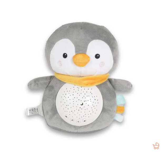 Moni Toys Noćna lampa bela buka i projektor Snuggly Penguin