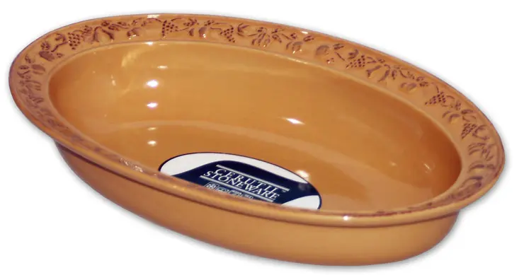 CERUTIL ovalni keramički pekač 34x23 P0792