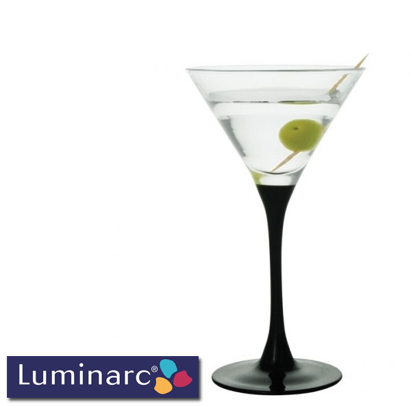Luminarc Domino Black čaše za koktele 14cl 4kom. E9486 115006