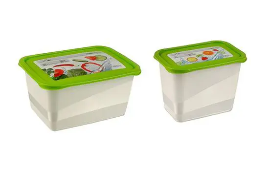 Set posuda 2u1 za čuvanje hrane Piši Briši memory 1,25l + 2l- Keeper -OKT-688
