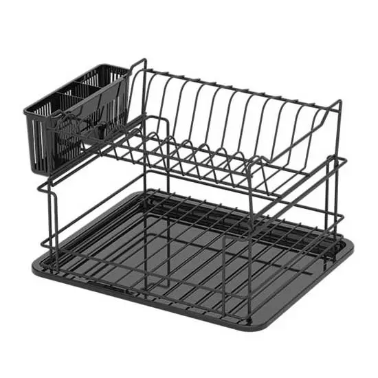 Oceđivač za sudove Black Double Decker TEXELL TDE-BD338