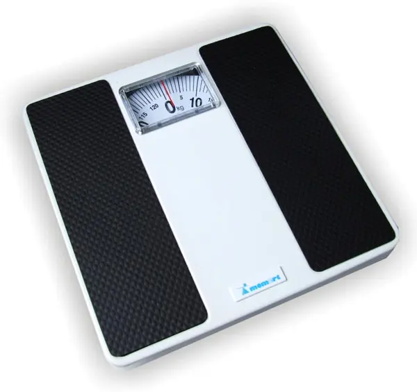 Momert analogna telesna vaga siva 7710