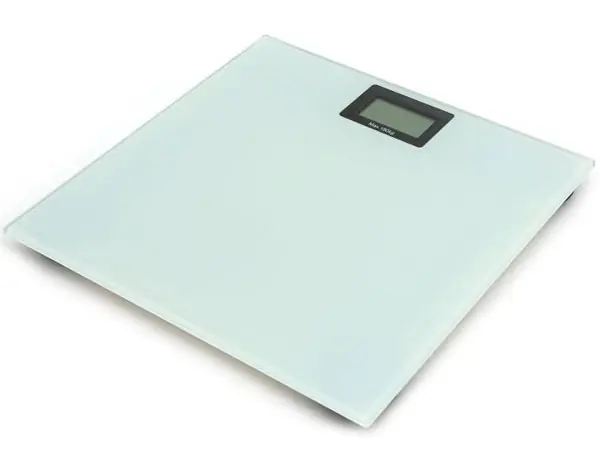 Digitalna telesna vaga Omega 180kg OBSW bela