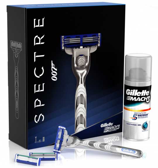 Brijač Gillette Mach3 Turbo Gift Set James Bond 0501355