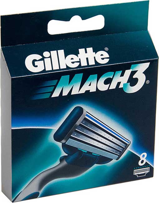 Gillette Mach3 Osam rezervnih glava brijača 0501407
