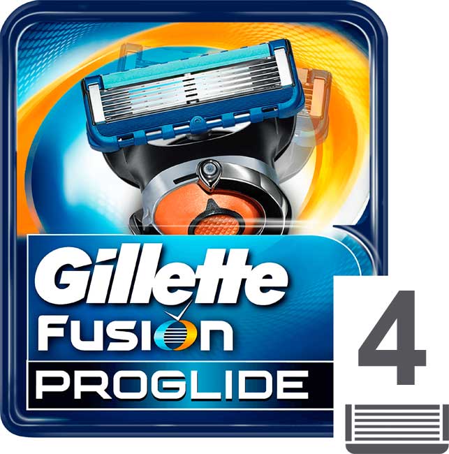 Gillette Fusion Proglide Četiri rezervne glave brijača 0501241