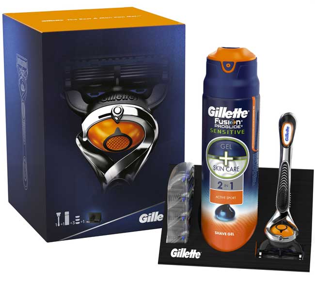 Brijač Set Gillette Flexball brijač + gel + stalak + 3 rez. 0501358