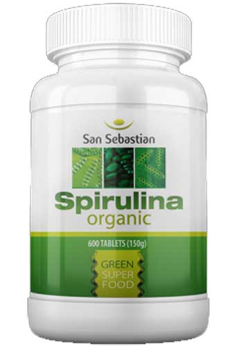 San Sebastian Spirulina 150g 600 tableta