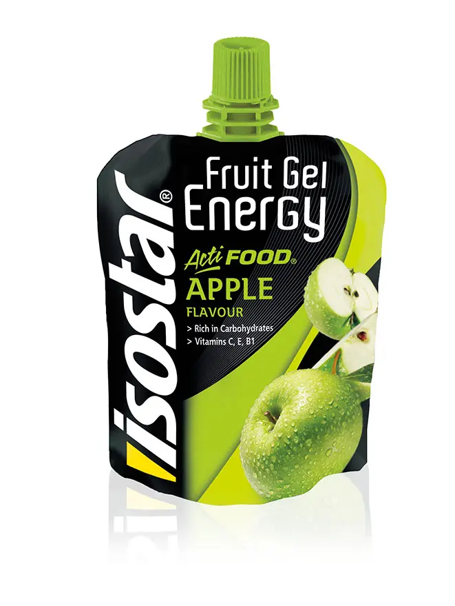 Isostar ActiFood Fruit i Carb energetski gel sa ukusom jabuke