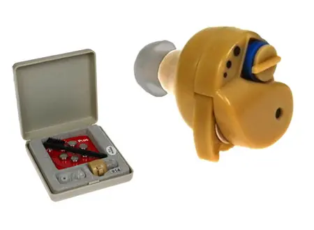 Mini slušni aparat