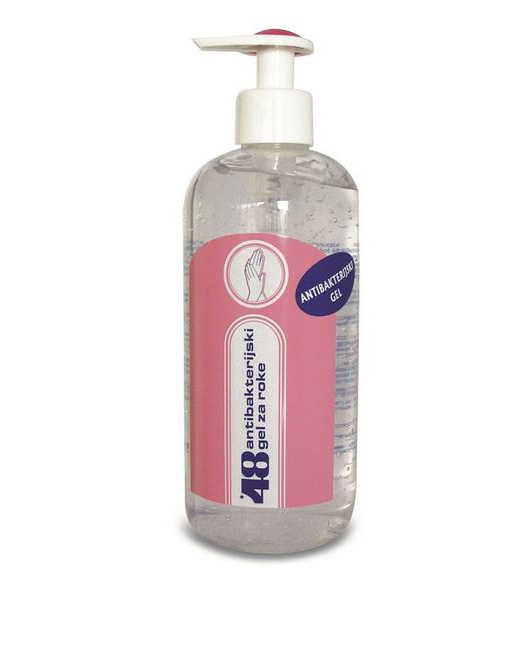 48 Antibakterijski gel za ruke 500ml