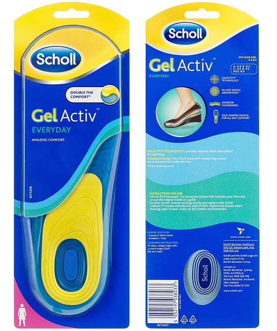 Scholl Gel Activ ulošci za obuću za svaki dan 35-40 410237