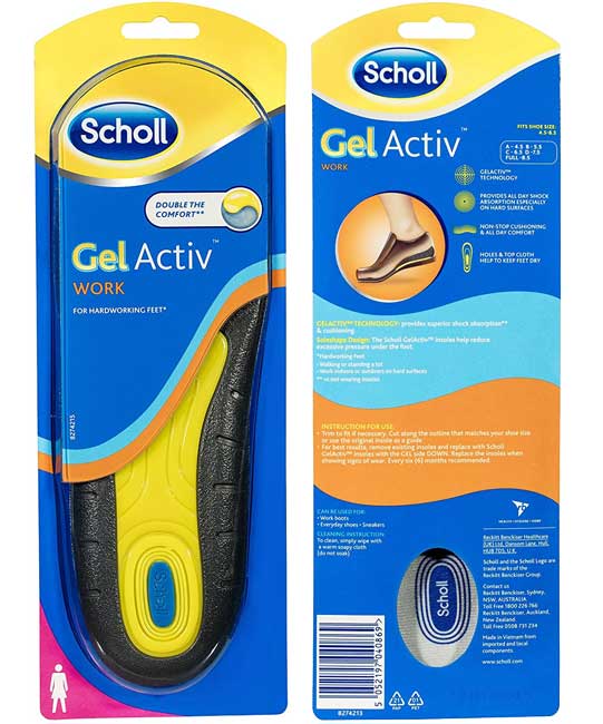 Scholl Gel Activ ulošci za obuću Posao 35-40 410241