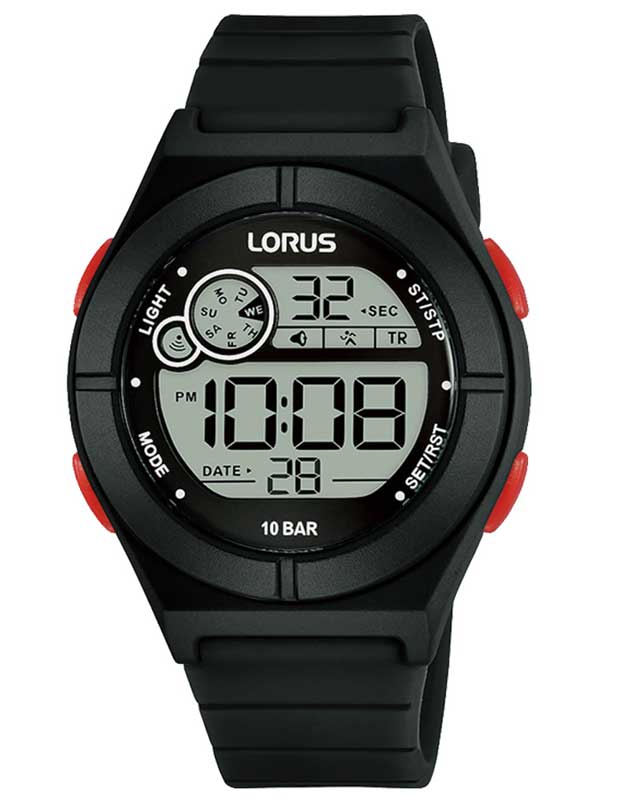Ženski digitalni ručni sat Lorus R2363NX9