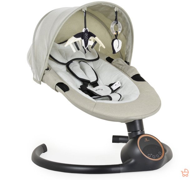 Cangaroo Električna ljuljaška za bebe Prestige -Light Grey
