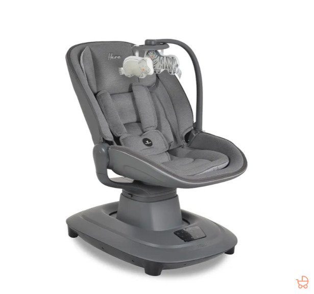 Cangaroo Električna ljuljaška za bebe Hera Dark Grey