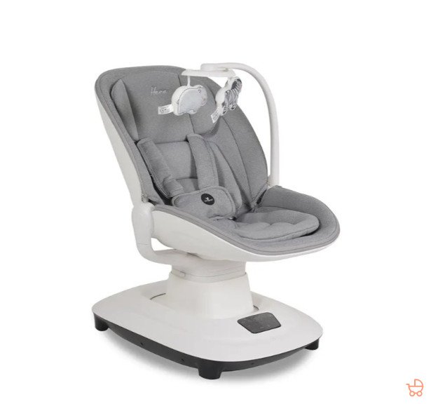 Cangaroo Električna ljuljaška za bebe Hera Light Grey