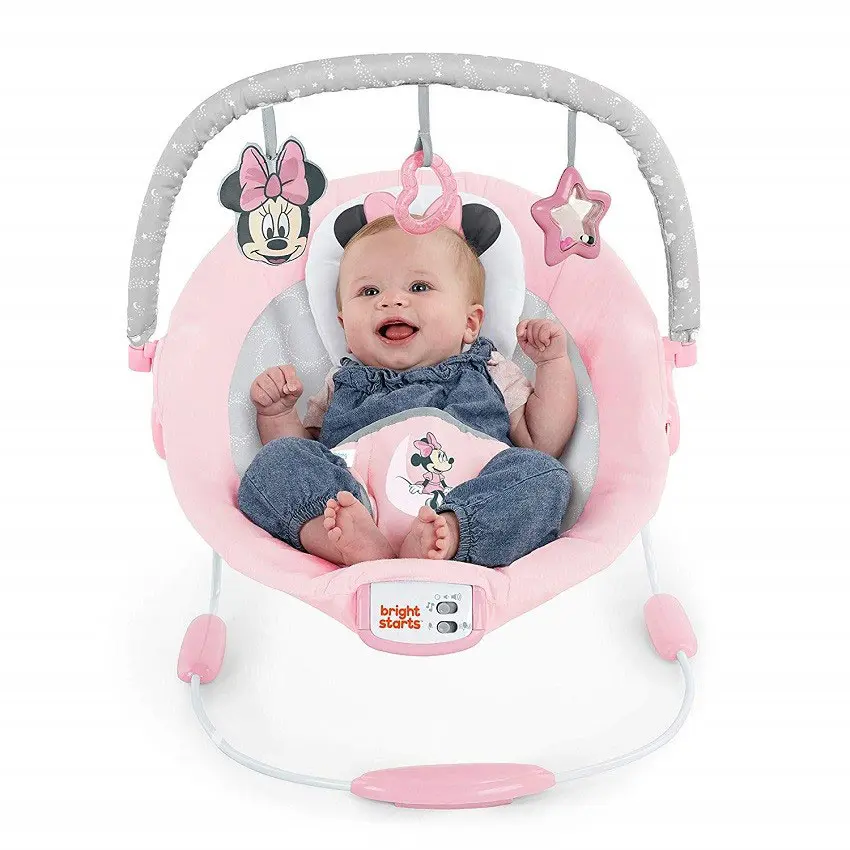 KIDS II Ingenuity Ležaljka Minnie Mouse Rosy Skies SKU12206