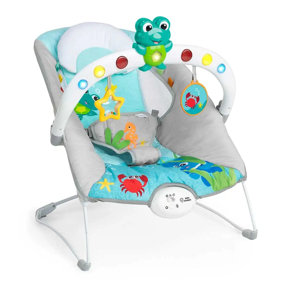 Bebi ležaljka sa njihanjem i vibracijom Ocean Explorers Kick to It Neptune Baby Einstein™ 13102