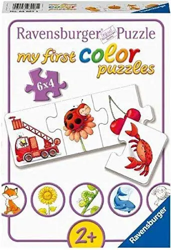 Puzzle za najmlađe Boje oko mene 6x4 delova My First Color Puzzles Ravensburger 03007
