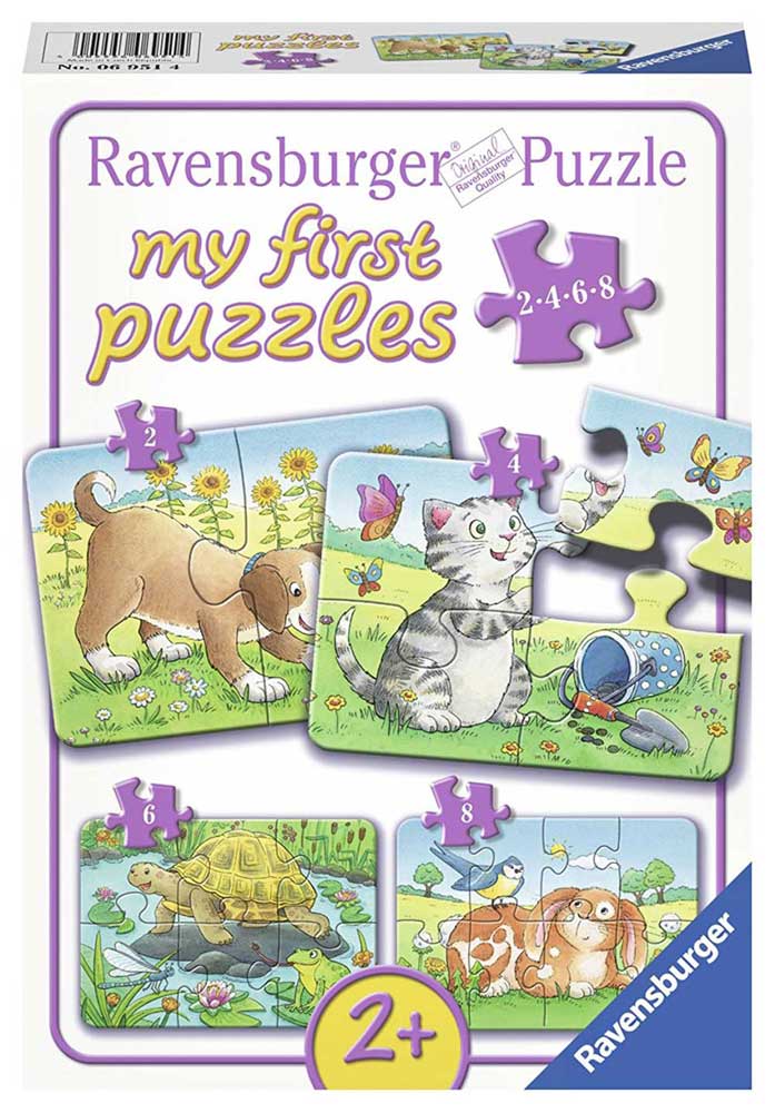 Ravensburger puzzle 20 delova - 4 u 1, ljubimci 06951