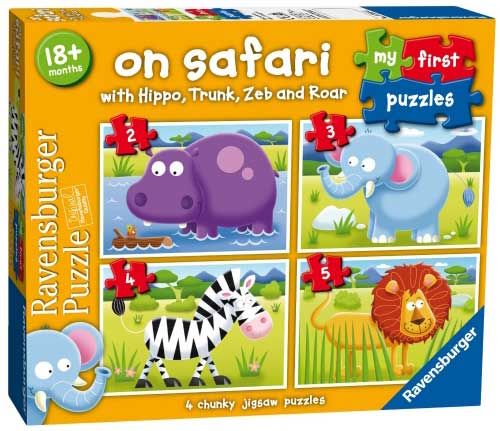 Ravensburger puzzle 14 delova - 4 u 1 Safari 07301
