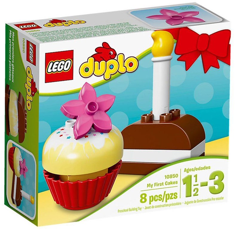 LEGO® DUPLO® kocke My First Cakes – Moja prva rođendanska torta 8 delova 10850