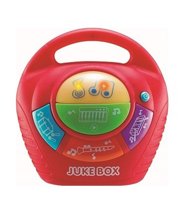 INFUNBEBE Igračka za bebe radio Juke Box 12+ crveni