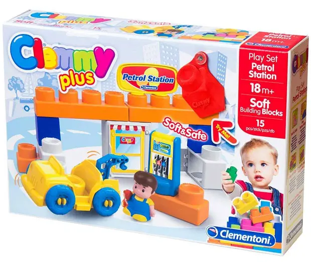 Clementoni Plus kocke Benzinska pumpa