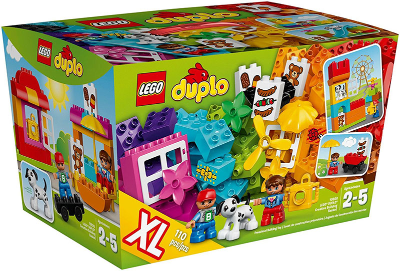 LEGO® DUPLO® kocke Creative Building Basket – Korpa za kreativnu gradnju 110 delova 10820