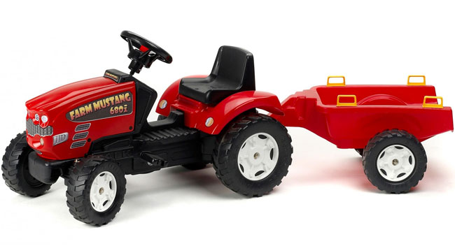 Falk Toys Dečji traktor na pedale sa prikolicom 1060B