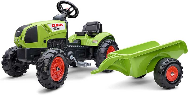 Dečiji Claas traktor na pedale sa prikolicom Falk Toys 2057