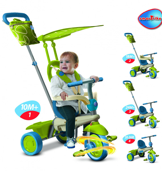 Smart Trike Tricikl 10 - 36 meseci Vanilla green 6700900