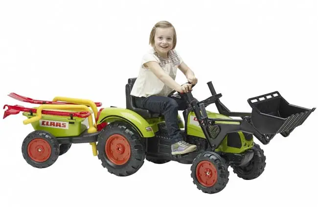 Claas Dečiji traktor na pedale sa prikolicom Falk Toys 1041RM