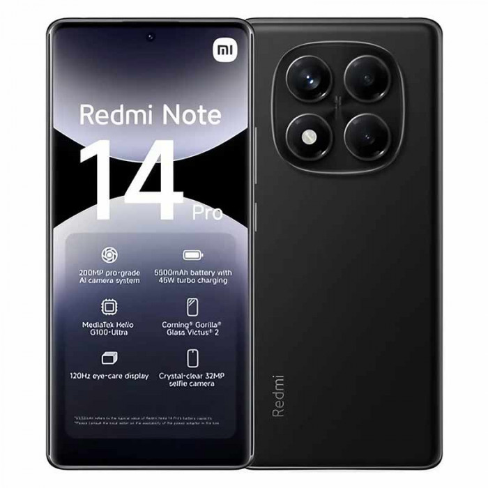 XIAOMI REDMI NOTE 14 PRO 8/256GB BLACK