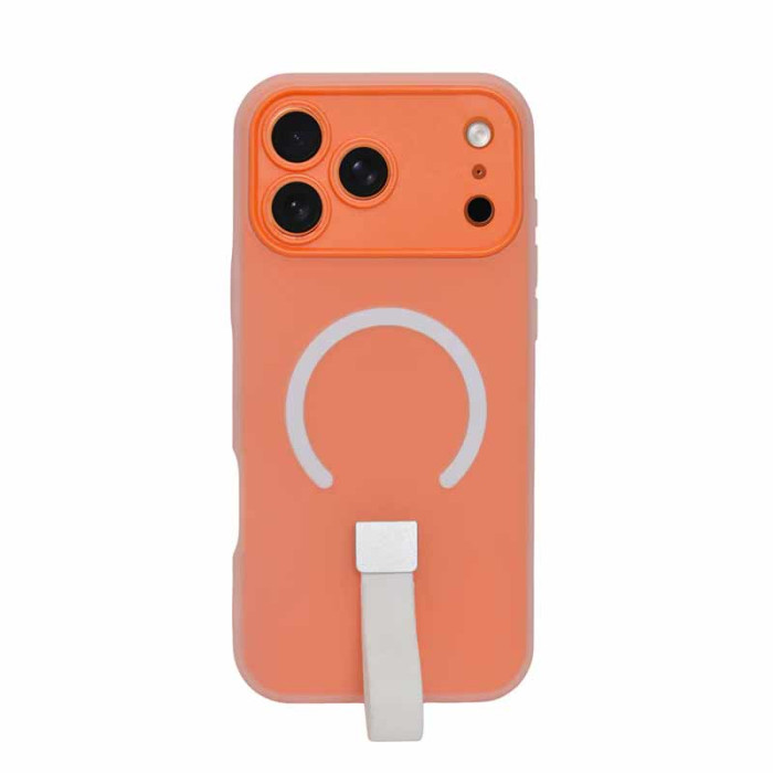 FUTROLA HARD CASE YOVOE MAGNETIC WITH STRAP ZA IPHONE 17 PRO MAX NARANDZASTA