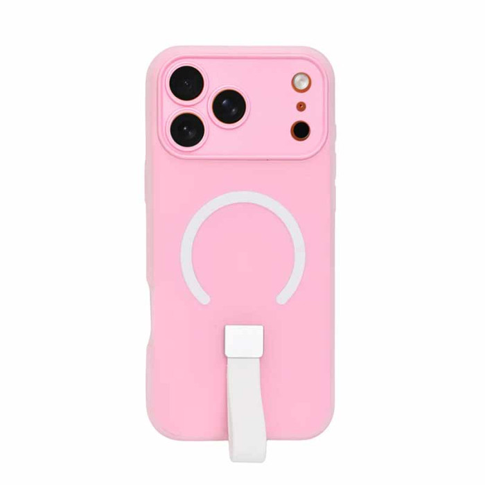 FUTROLA HARD CASE YOVOE MAGNETIC WITH STRAP ZA IPHONE 17 PRO MAX ROZE