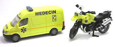 SIKU Set Ambulantna kola i motor - Ambulance Set 1654