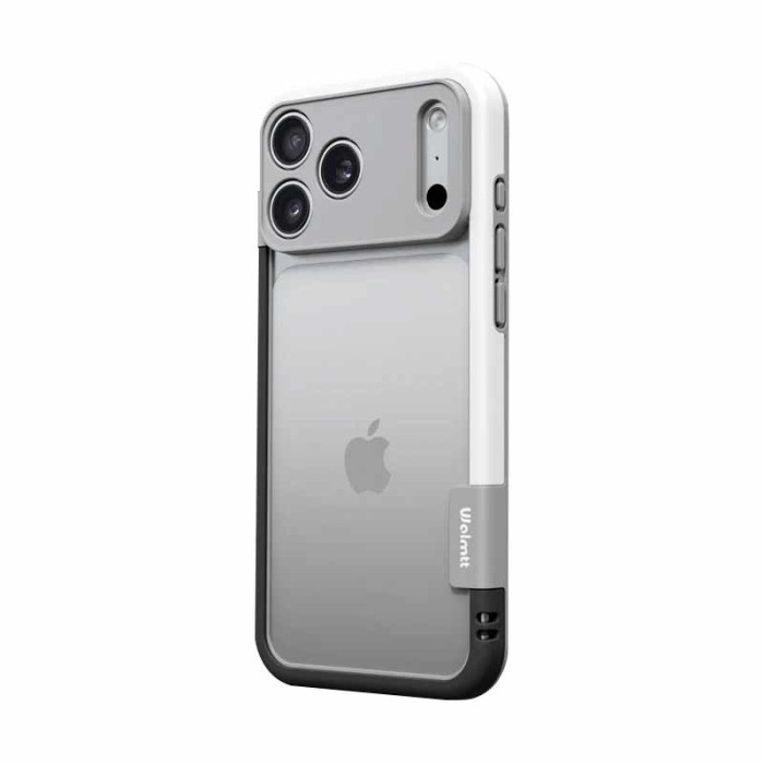 FUTROLA HARD CASE YOVOE BUMPER ZA IPHONE 17 PRO MAX BELA SIVA