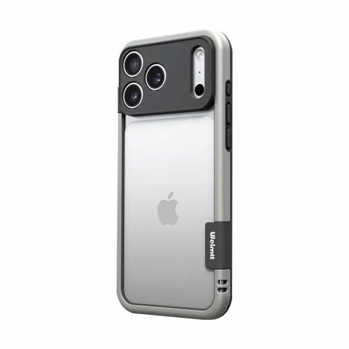 FUTROLA HARD CASE YOVOE BUMPER ZA IPHONE 17 PRO SIVA CRNO