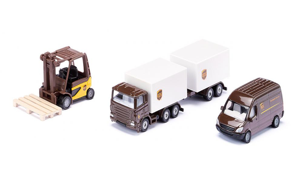 SIKU Set vozila - UPS Logistics set 6324