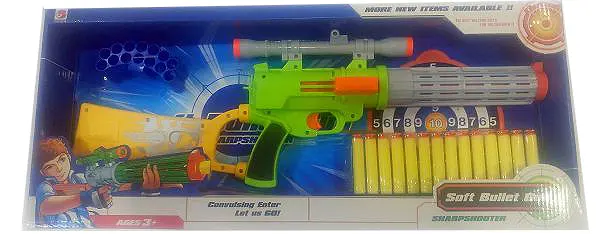 Soft Bullet Gun - Pištolj sa mekim mecima - veliki 50185