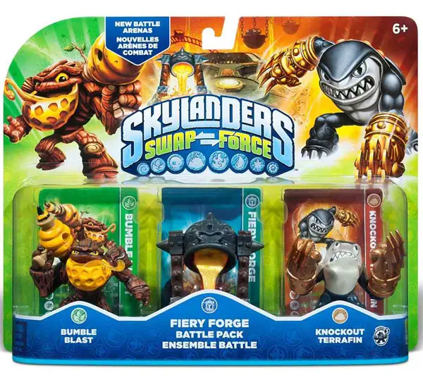 Skylanders Swap Force Battle Pack Bumble Blast, Terrafin, Fiery Forge 84756EU