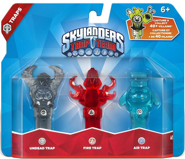 Skylanders Trap Team Tri Zamke - Triple Trap Pack Air Jughead + Undead Skulll + Fire Torch 87277EU