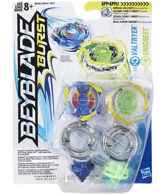 Hasbro BeyBlade Dual Pack Valtryek i Unicrest B9491